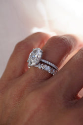 Lab Grown Mixed Pear Diamond Band